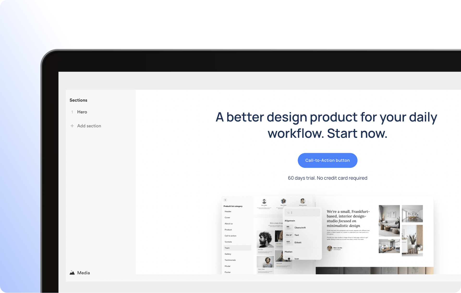 Impress your visitors: 6 tips for a perfect hero section | Onepage Impress your visitors: 6 tips for a perfect hero section | Onepage