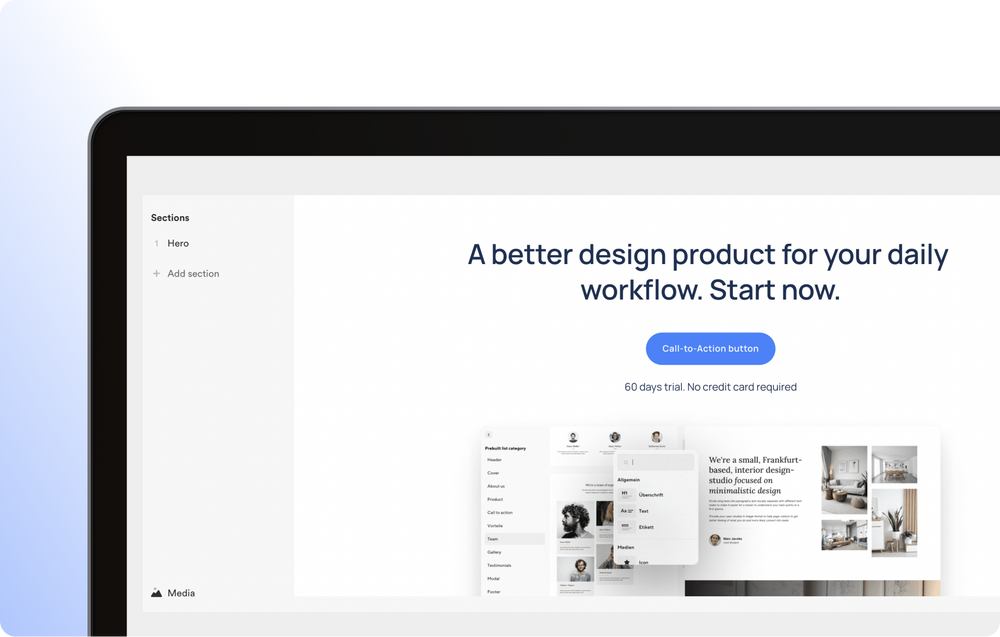 Impress your visitors: 6 tips for a perfect hero section | Onepage