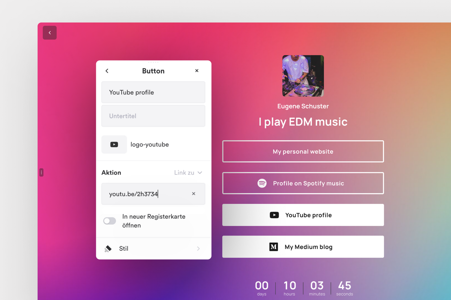 In 4 einfachen Schritten einen Linktree erstellen | Onepage