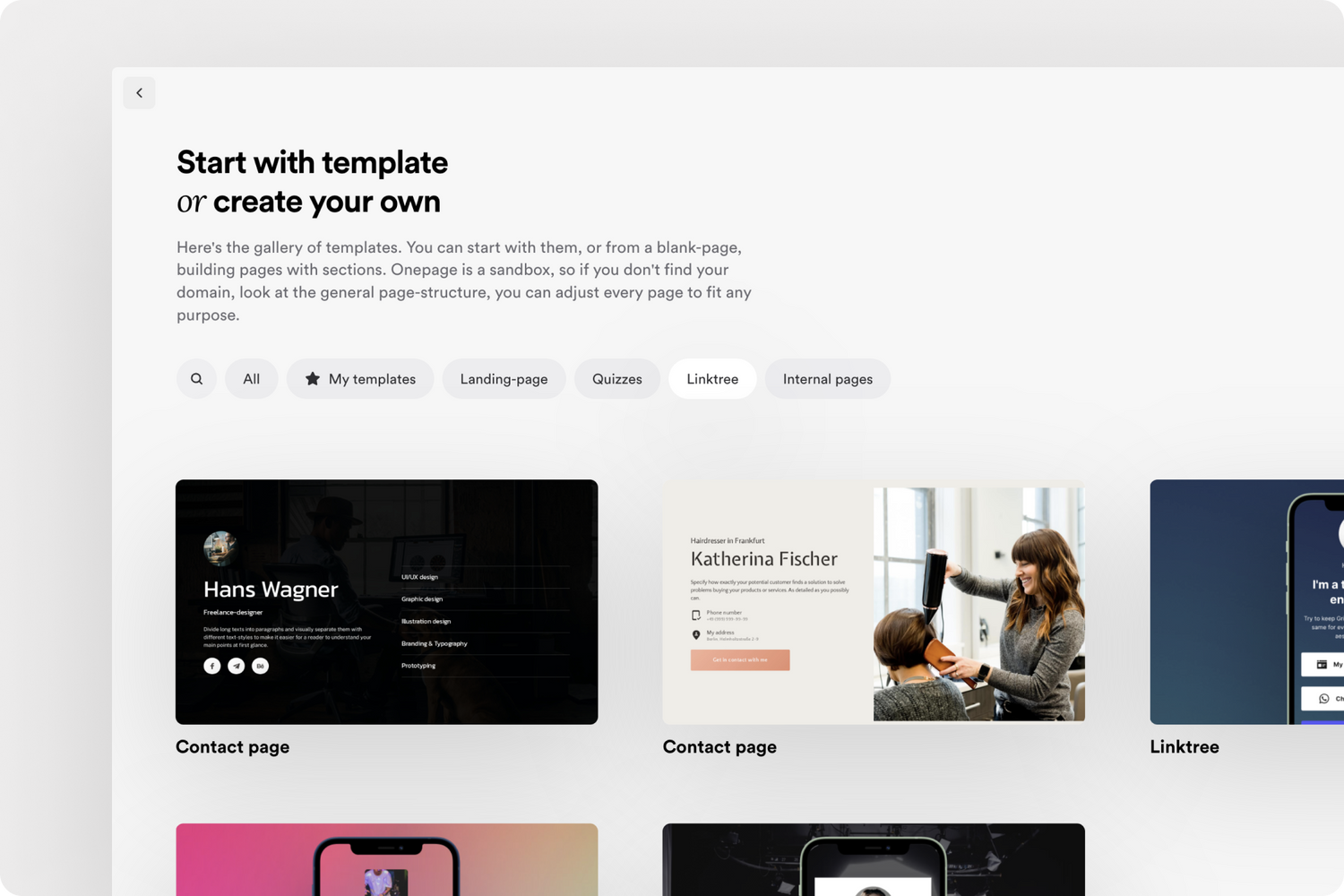 Mobile optimized website: Maximum performance on every device | Onepage