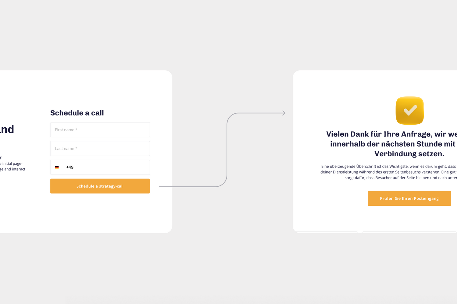 Erfolgreiche Danke-Seite erstellen und bessere Conversions erzielen | Onepage